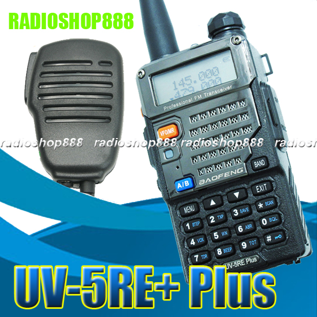 BAOFENG UV-5RE+Plus Dual Band 2-way Radio136-174 / 400-480 ...